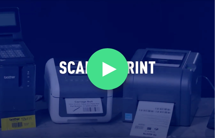 Brother Scan and Print Labeling Demonstration